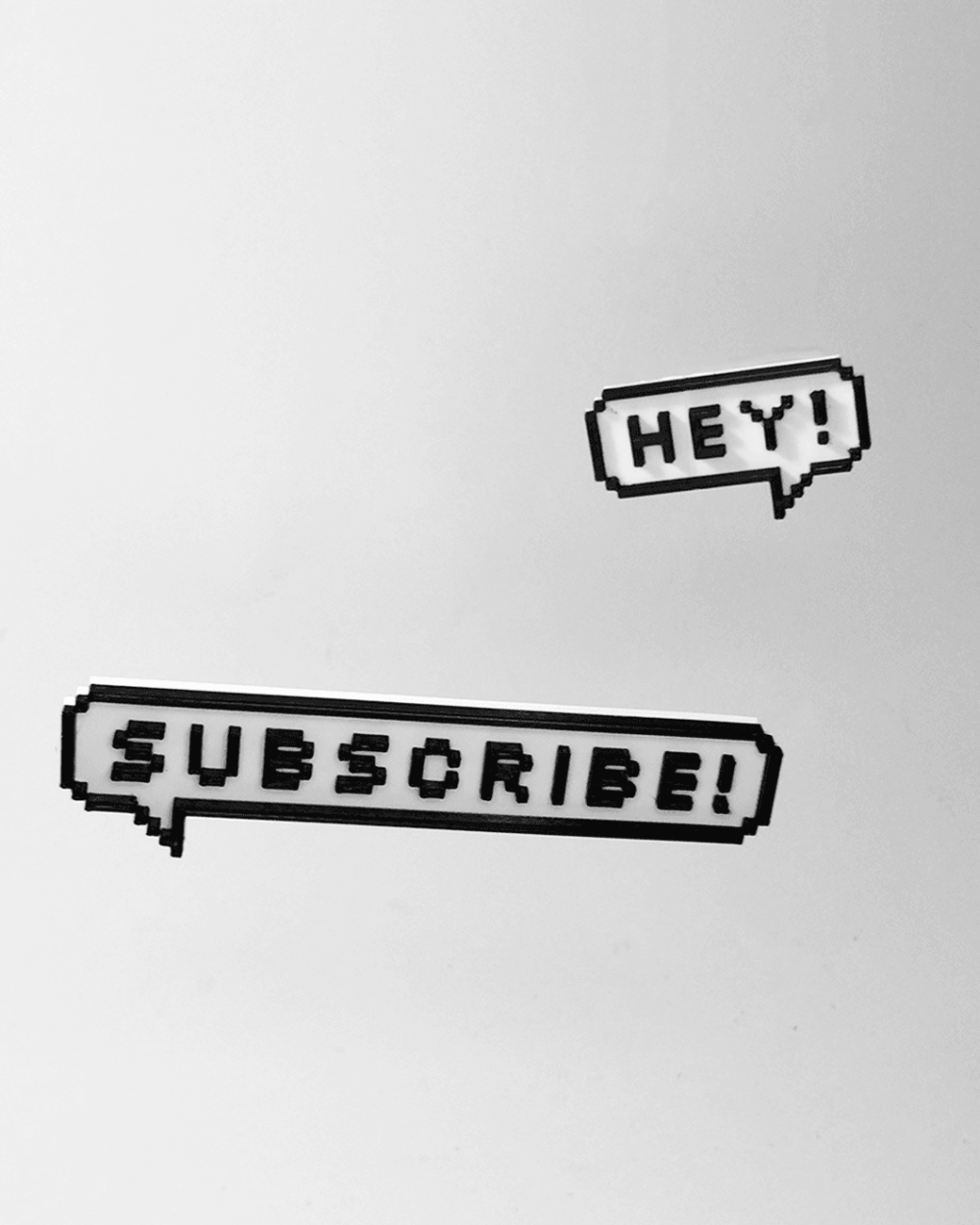 Customizable 8-Bit Speech Bubble – DDD Print