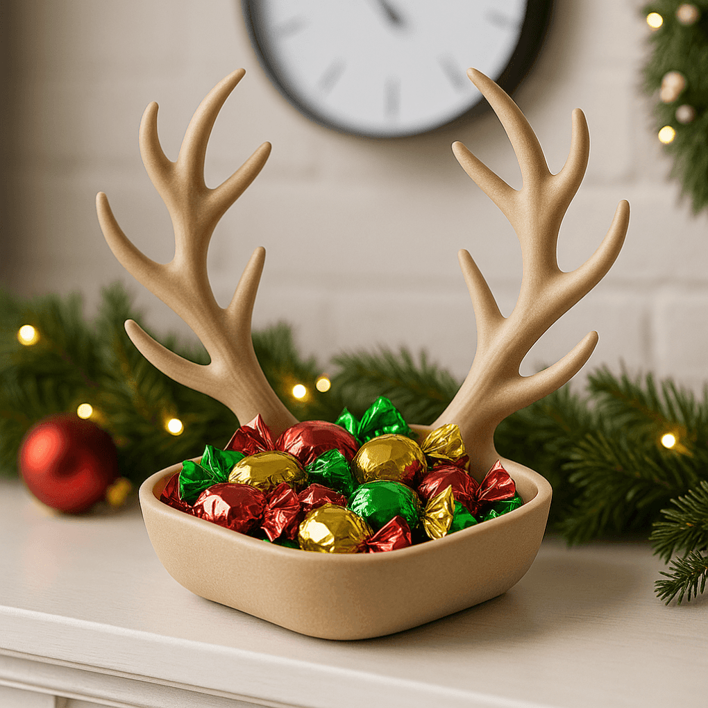 Reindeer Antler Candy Bowl – DDD Print